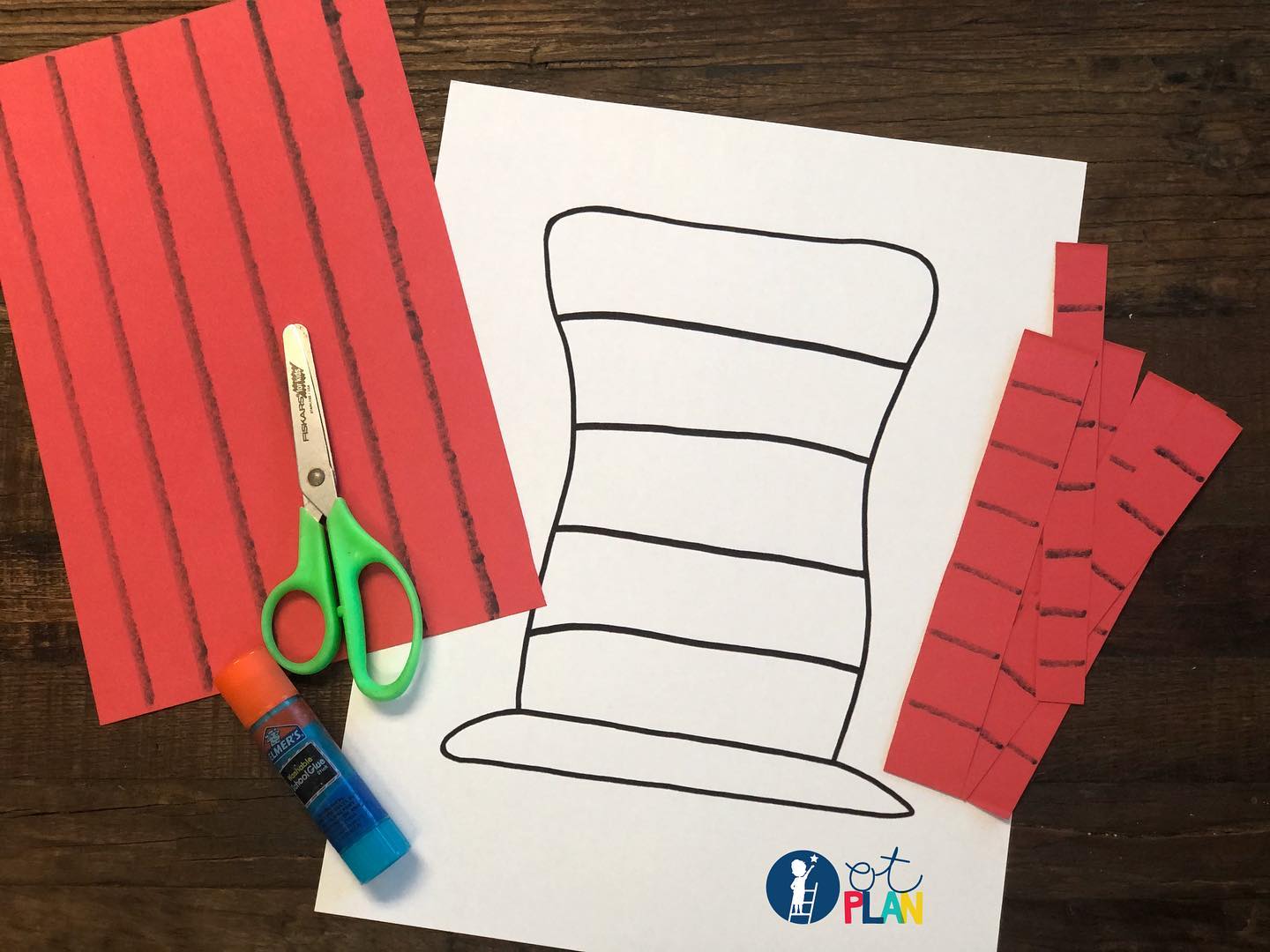 Cutting Dr Seuss s Hat OTPlan Activity Idea